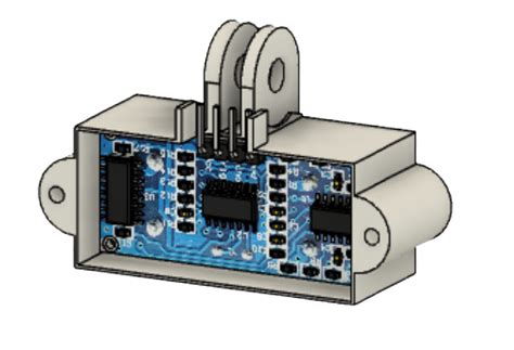 Free Stl File Arduino Ultrasound Sensor Shell 🐚 ・3d Printable Model To