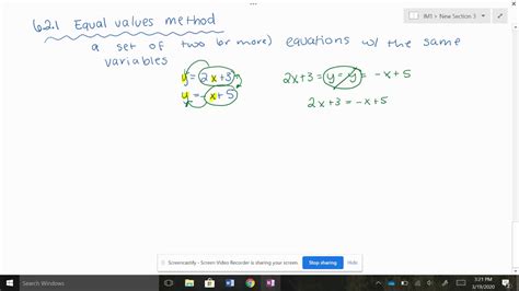 Equal Values Method Worksheet Equal Values Method Worksheet