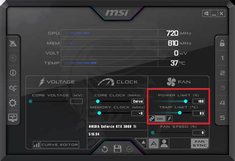 When Undervolting On Msi Afterburner Do I Need To Adjust Power Limit R Overclocking