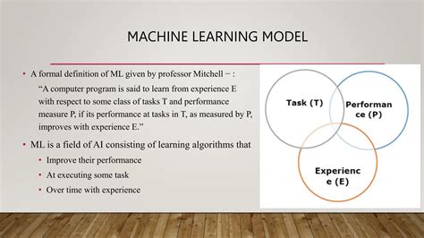 Machine Learning Workflow With Data Inputpptx Technology And Computing