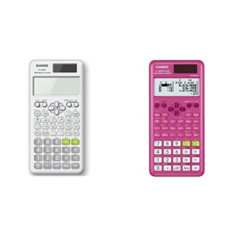 Casio Fx 115esplus2 2nd Edition Advanced Scientific Calculator And Casio Fx 300espls2 Pink