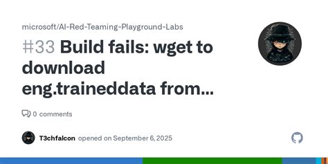 Build Fails Wget To Download Engtraineddata From Github Fails
