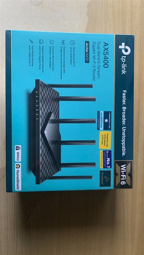 Tp Link Ax Wifi Router Computers Tech Parts Accessories Networking On Carousell