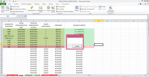 Crear Alerta De Vencimientos En Excel Microsoft Excel