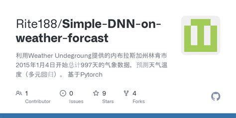 Simple Dnn On Weather Forcastweatherdatacsv At Main · Rite188simple