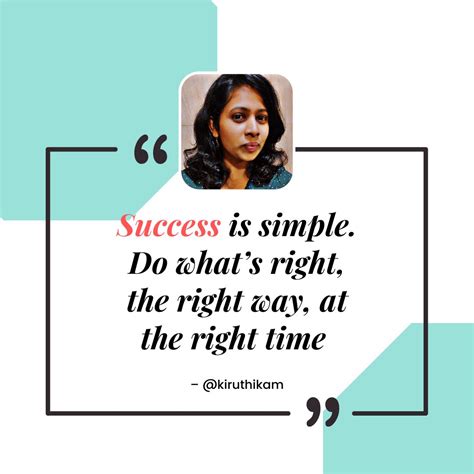 Kiruthika M On Linkedin Success Isnt About Complexity Its About