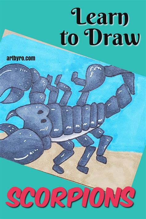 Learn To Draw Scorpions Easy Art Tutorials Graph Paper Art Drawings Learn To Draw