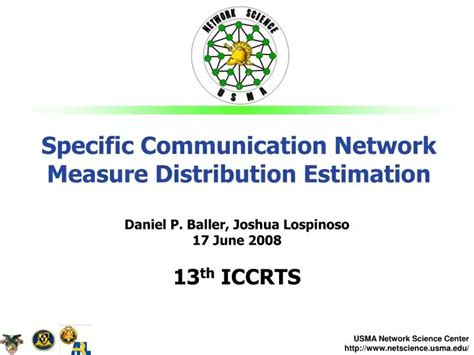 Ppt Specific Communication Network Measure Distribution Estimation Powerpoint Presentation