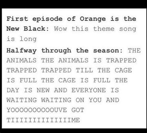 Pin By Mariah 🌸 On Right Orange Is The New Black Theme Song Oitnb