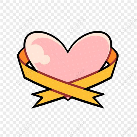 노란 종이 일러스트 테이프에 싸여 핑크 사랑 마음 테이프 하트하트 모양노랑 Png 일러스트 무료 다운로드 Lovepik