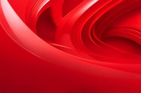 Premium Ai Image Red Flow Background