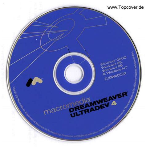 Macromedia Dreamweaver Ultradev 4 Cd Pc Covers Cover Century Over 1000000 Album Art