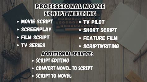 Write Movie Script Screenplay Film Script Tv Series Movie Recap Short Film By Chris Grace1