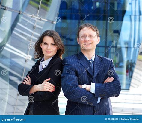 A Couple Of Business Persons In Formal Clothes Stock Image Image Of Formal Caucasian 28322583