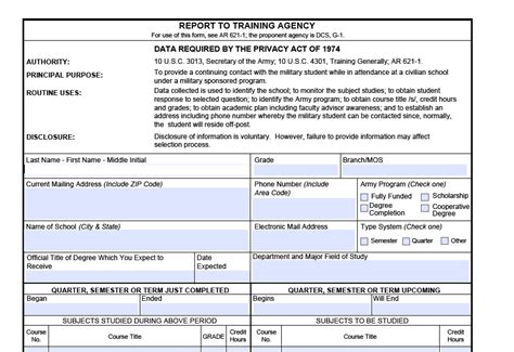 Da Form 2125 Fillable Army Pubs 2125 Pdf Da Forms 2025
