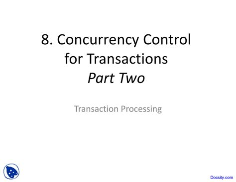 Serializability Theory E Commerce Lecture Slides Docsity