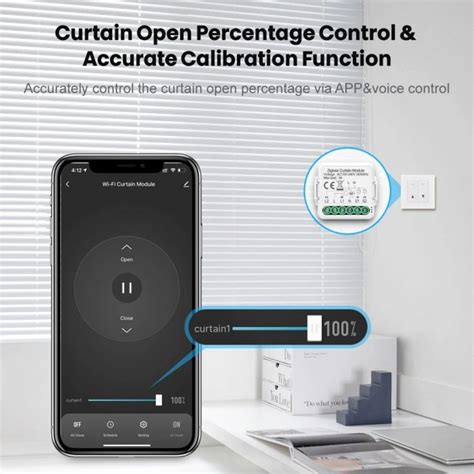 Zigbee Curtain Module WIFI Curtain Module AVATTO Smart