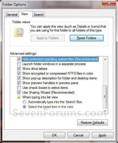 Folder Options Open Tutorials