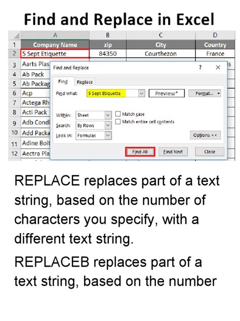 Replace Replaces Part Of A Text String Pdf Computers