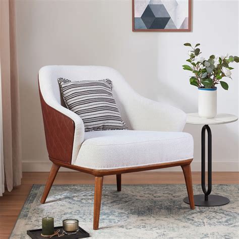 Alhambra Living Room Mid Century Modern Accent Chairs Set Of 2