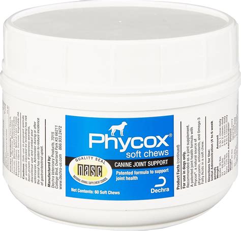 Phycox Soft Chews Joint Supplement For Dogs 60 Count