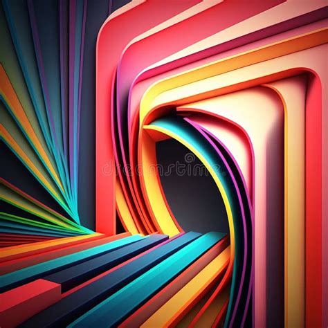 Background Of Bright Repeating Lines Generative Ai Stock Illustration Illustration Of Element