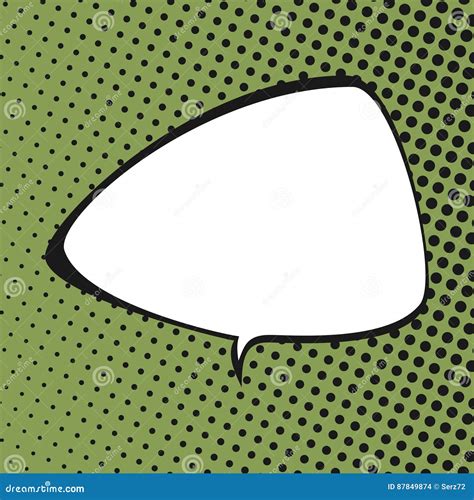 Triangular Speech Bubble Stock Vector Illustration Of Color 87849874