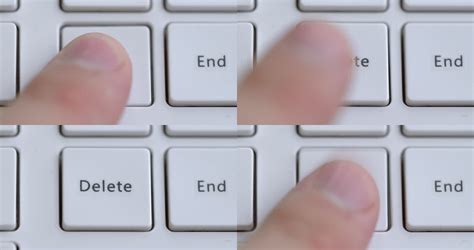 计算机键盘删除键计算机键盘删除键按键 视频素材下载