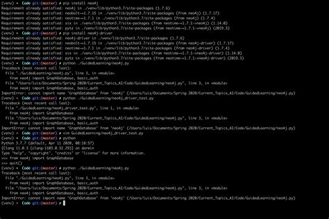 Importerror Cannot Import Name Graphdatabase From Neo4j Neo4j
