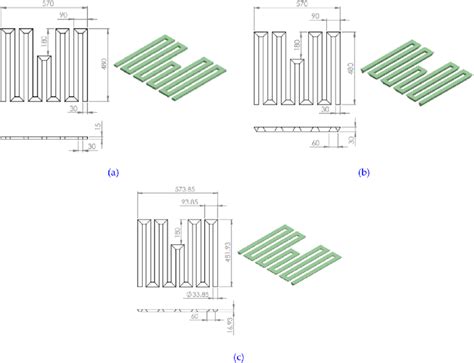 Collector Riser Shape Design In Mm A Rectangle B Triangle C Download Scientific