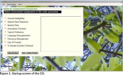 Figure 1 From Csi Instructional Manual For The Cluttering Severity Instrument Semantic Scholar