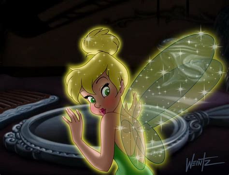 Tinks Mirror By Snowsowhite Disney Fan Art Tinkerbell Tinkerbell And Friends