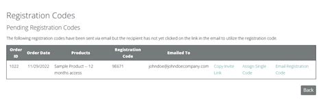 Online Help • Registration Codes • Learningcart