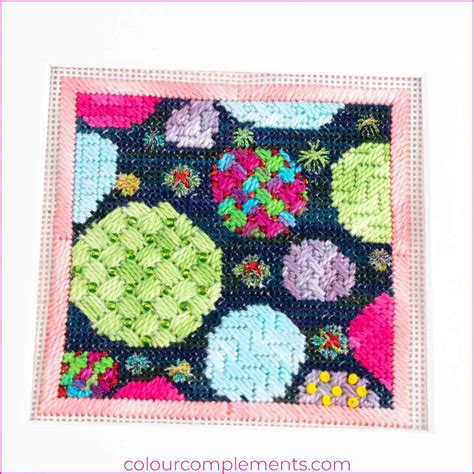 using leftover threads in any project colour complements