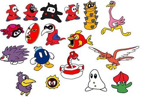 Smb2 Ddp Enemies New Super Show Style By Ruensor On Deviantart