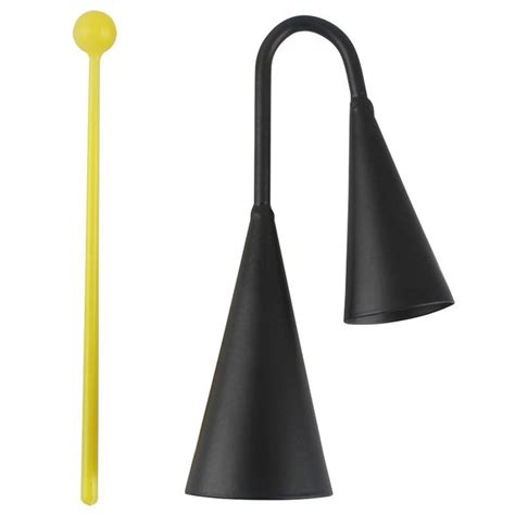 Homeland Iron Cow Bell Two Tone Black Cowbell With Grandado