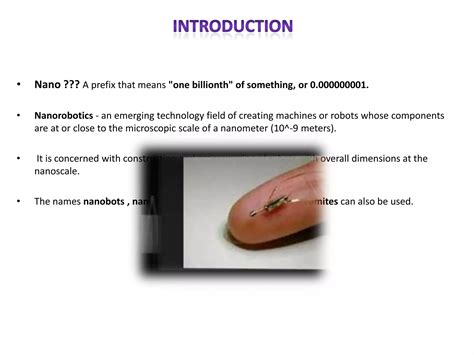 Nano Robotics Ppt