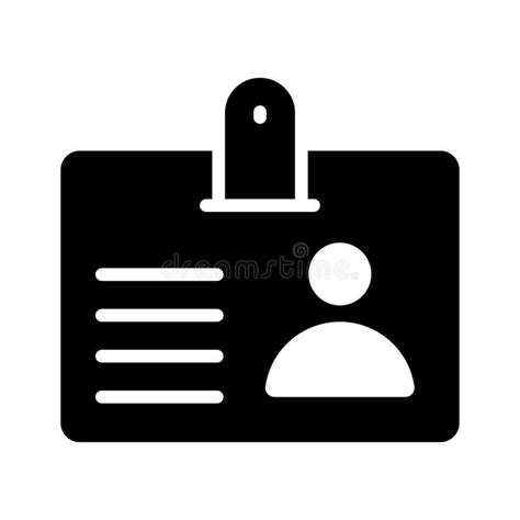 Employee Id Card Vector Design Entry Pass Icon In Modern Style Stock