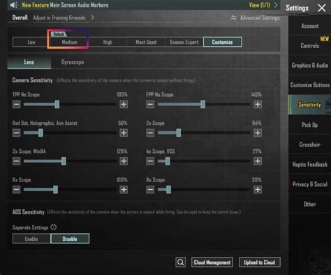 Mastering Bgmi Sensitivity Settings Optimal Camera Ads And Gyroscope