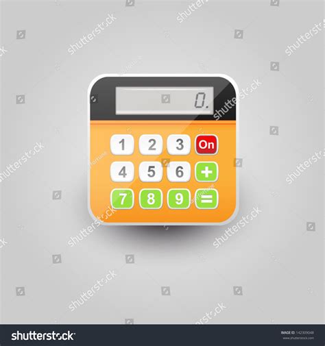 User Interface Calculator Icon Stock Vector Royalty Free 142309048 Shutterstock