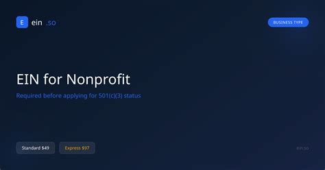 Ein For Nonprofit Organization How To Apply 2026 Einso