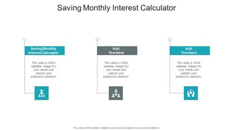 Saving Monthly Interest Calculator In Powerpoint And Google Slides Cpb PPT Slide