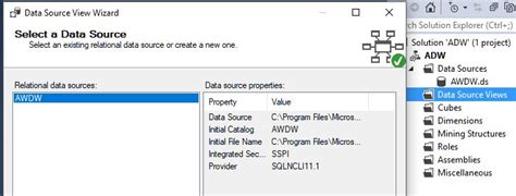 Solved Setup Of SSAS Cube Experts Exchange