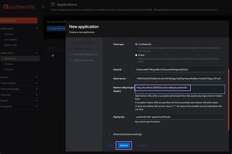 Configure Authentik Sso