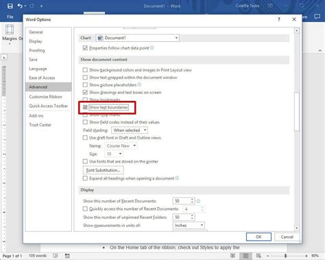 Changing Margins In Word