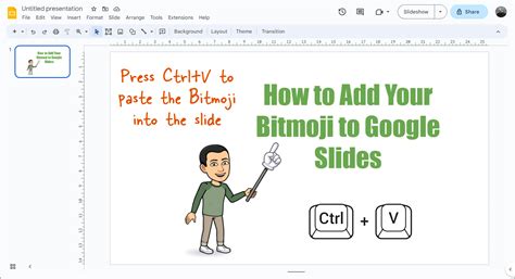 How To Add Your Bitmoji To Google Slides