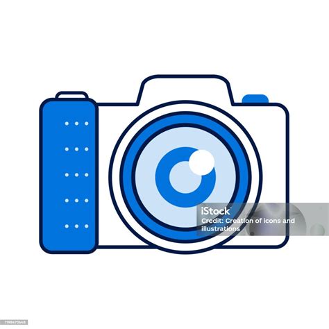 사진 카메라 컬러 라인 아이콘입니다 사진 세션 전자 장치 사진 촬영 웹 페이지 모바일 앱 프로모션에 대한 픽토그램 Ui Ux Gui 디자인 요소입니다 편집 가능한