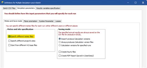 New To Batch No CSV Created Plus How To Simulations PVsyst Forum