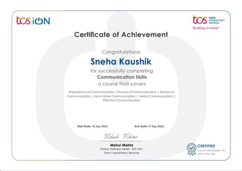 Sneha Kaushik On Linkedin Tcs Communicationskills Tcsion