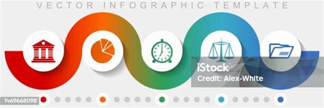 아이콘 세트가 있는 교육 인포그래픽 벡터 템플릿 건축 그래프 시계 스케일 및 자인 및 모바일 응용 프로그램용 폴더와 같은 기타